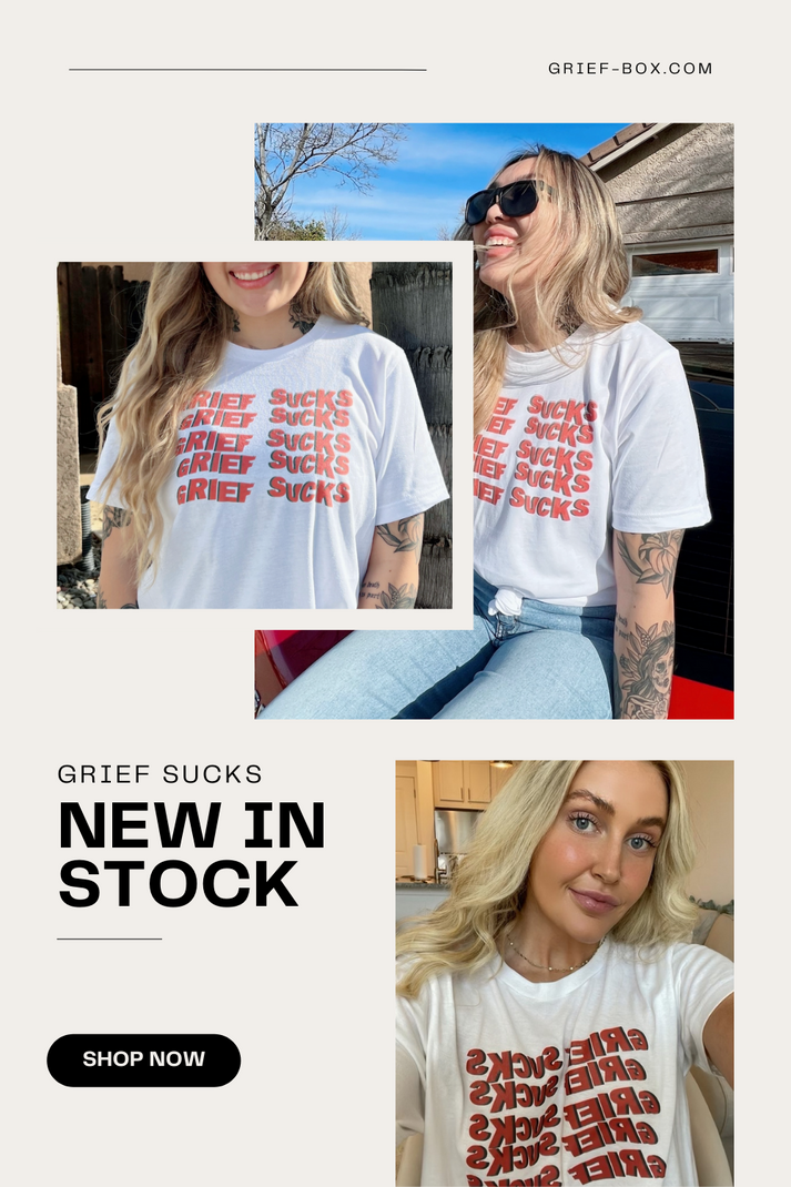 Grief Sucks Retro T-Shirt – Grief Box